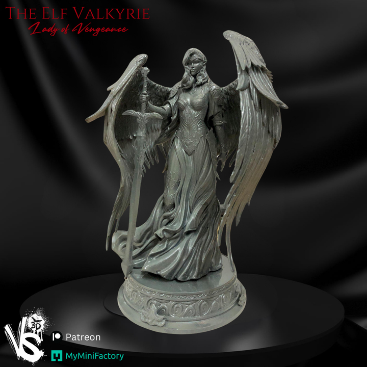 3D Printable Elf Valkyrie by VS3D