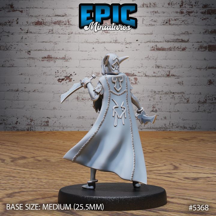 3D Printable Elf Vampire Lady Stance / Undead Elvish Warrior / Forest ...