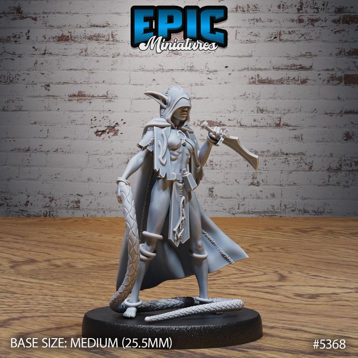 3D Printable Elf Vampire Lady Stance / Undead Elvish Warrior / Forest ...