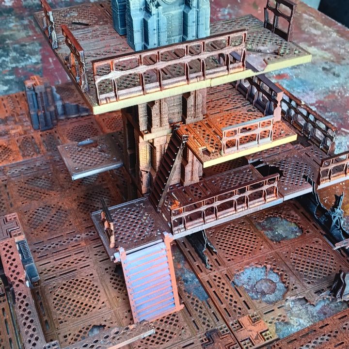 3D Printable ZM Industrial Underhive damage version by Crea'Tim Michiels