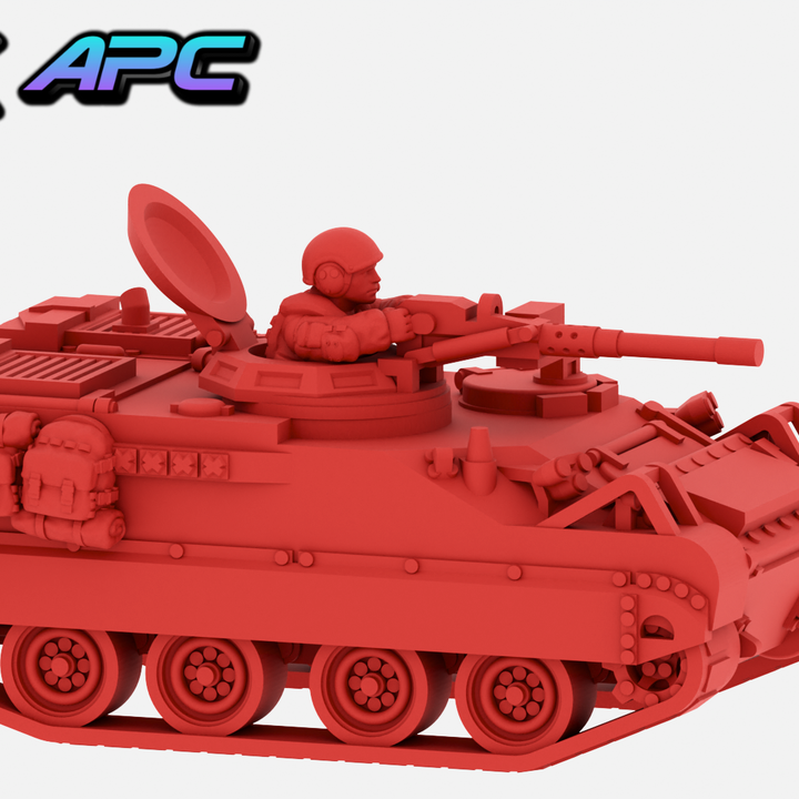 3D Printable German/Spanish Mechanized Company (15mm+) (Multipart) by ...