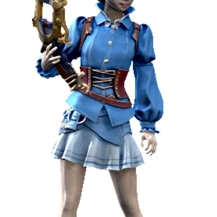 3D Printable ELEANOR WRENCHFIRE by Mini Realms