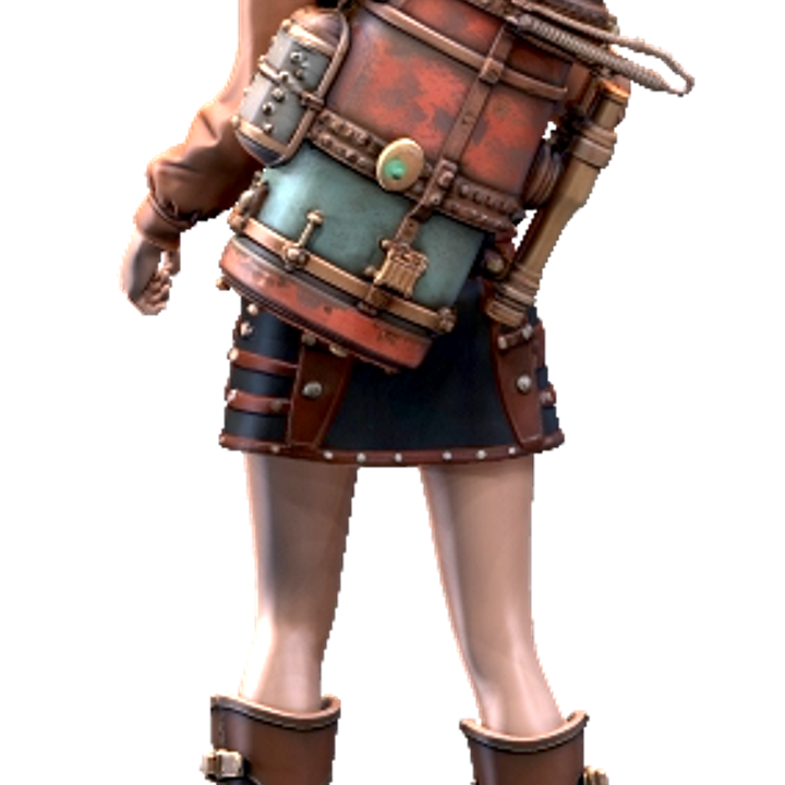 3D Printable LAVINIA COGSWORTH - STEAMPUNK HUNTER by Outter Space