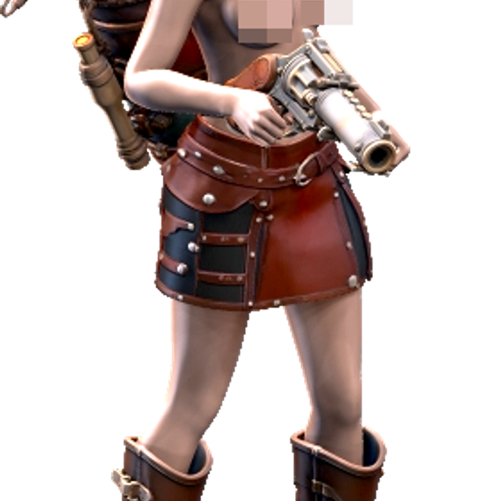 3D Printable LAVINIA COGSWORTH - STEAMPUNK HUNTER by Outter Space