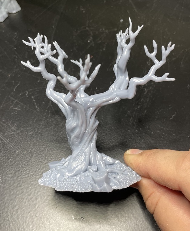 3D Printable Forest templates and tree toppers by Terrainiacs