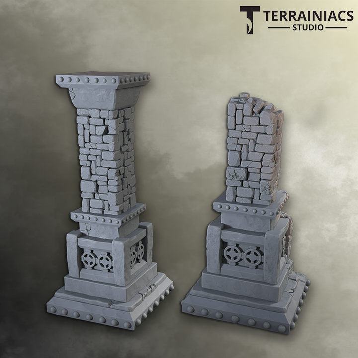 3D Printable Pillars by Terrainiacs