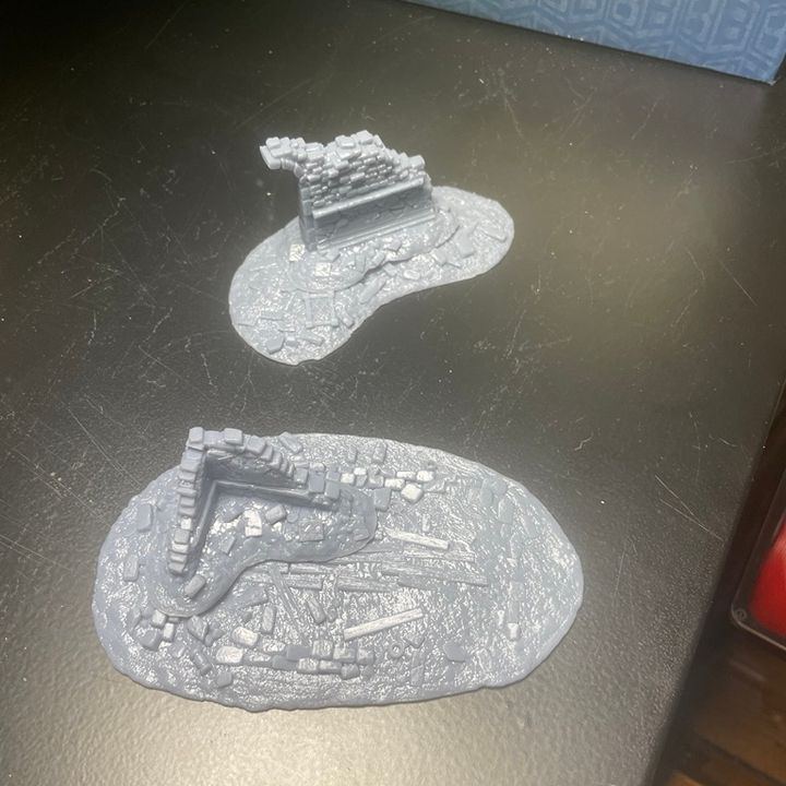 3D Print of Rubble templates and toppers by Koop37