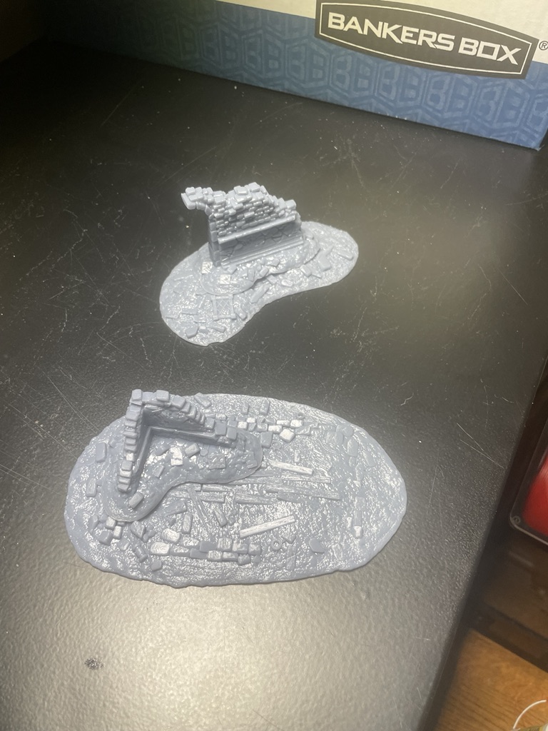 3D Printable Rubble templates and toppers by Terrainiacs