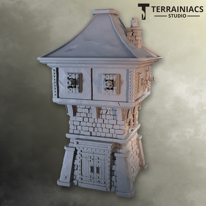 3D Printable Tower steampunk fortification by Terrainiacs