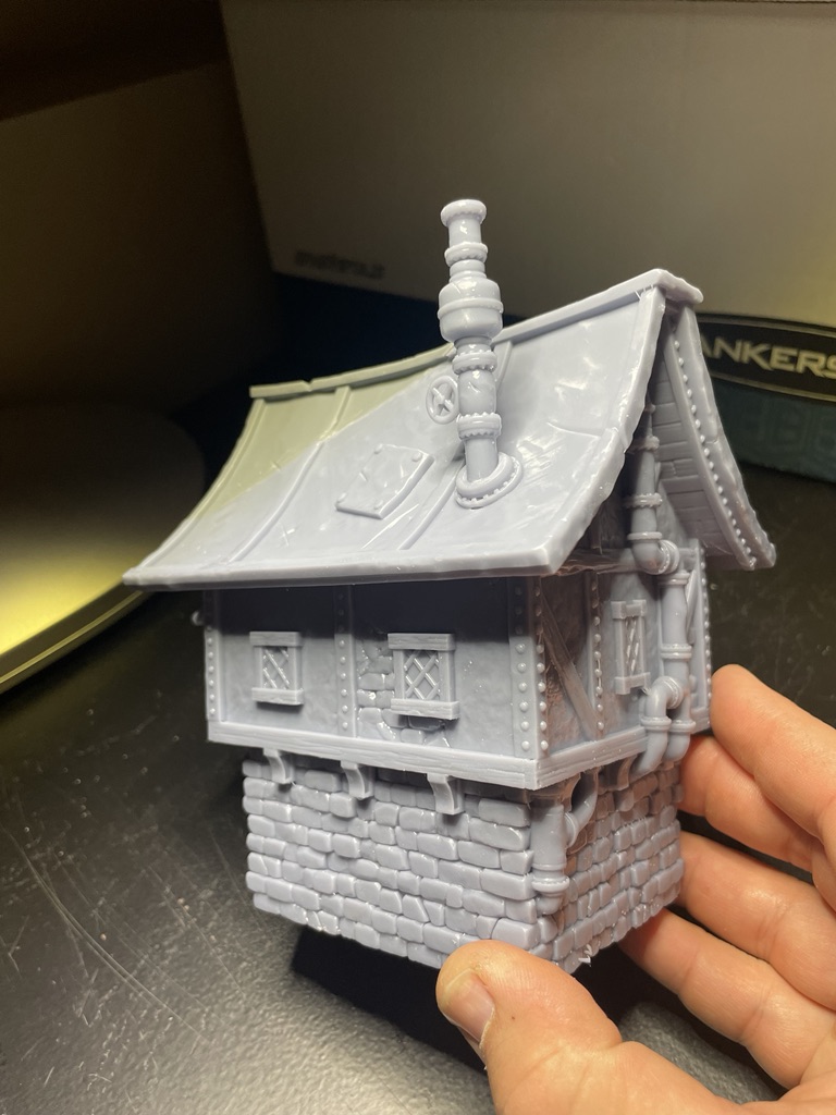3D Printable Steampunk house 1 by Terrainiacs