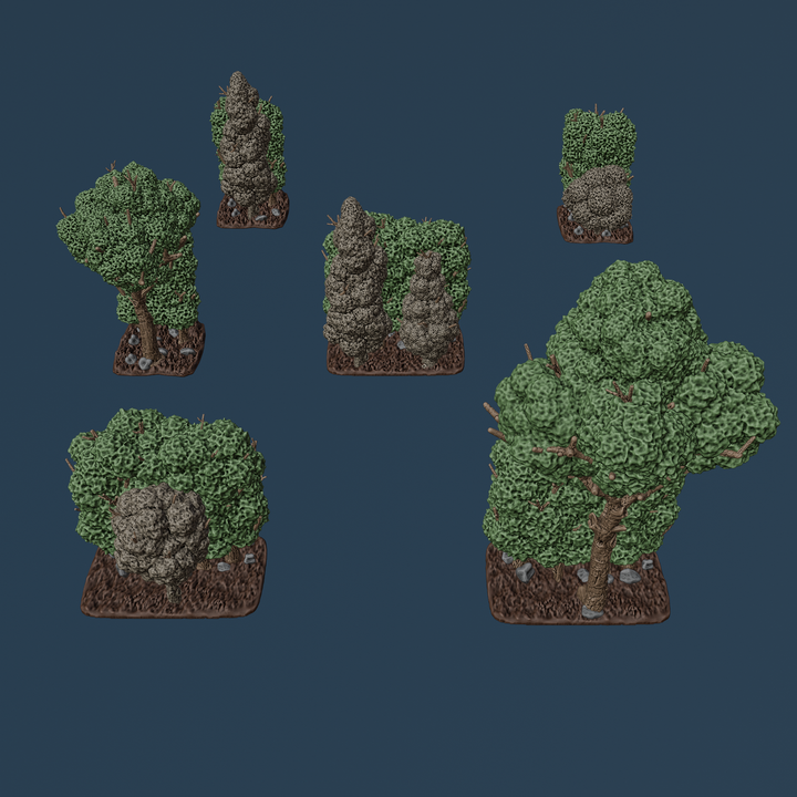 3D Printable Hedge by HexBrick