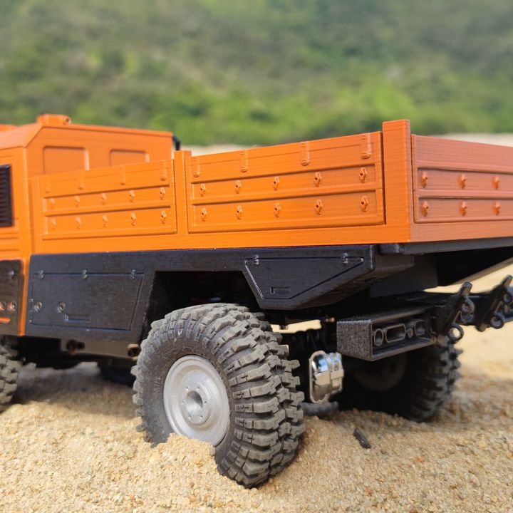 3D Printable Crawler Baby Cat 1 Flatbed - 1/18 TRX4M RC body attachment ...