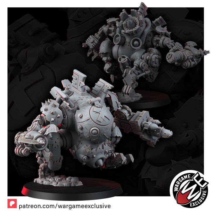 3D Printable ORK GROT FLIGHTA KAN SKRP-4 by Wargame Exclusive