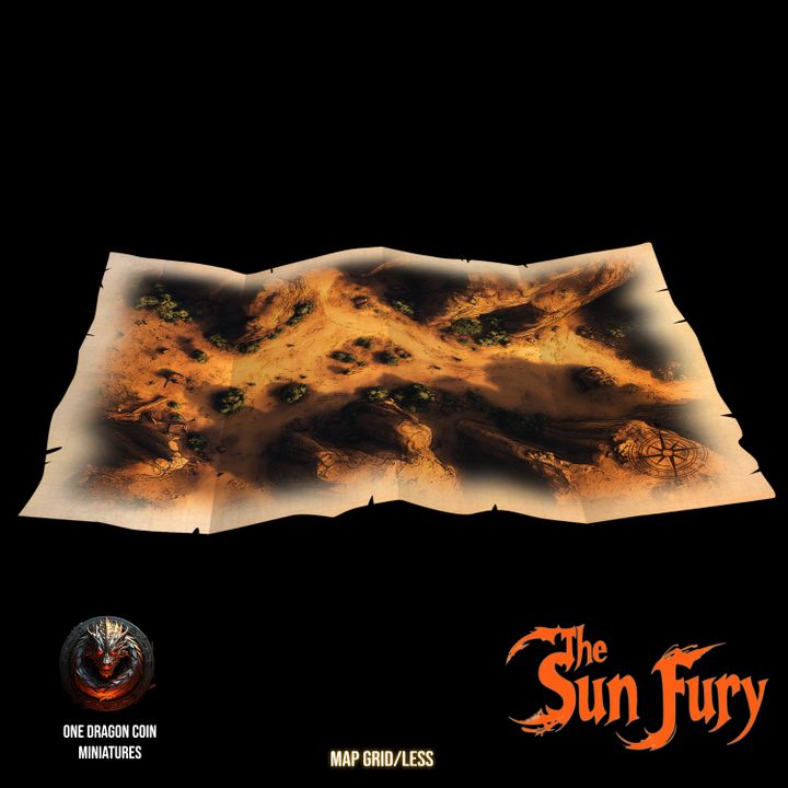 3D Printable Sun Fury Dragon - COLLECTION by One Dragon Coin Miniatures
