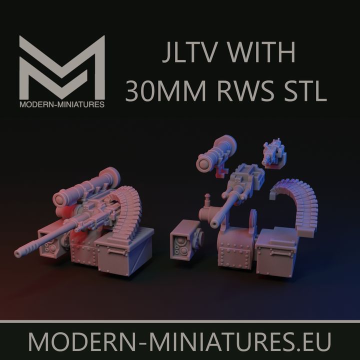 3D Printable JLTV Joint Light tactical vehicle MRAP by Modern-Miniatures.eu