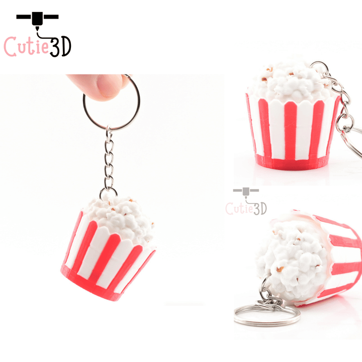 3D Printable Cutie3D Twisty Keycap Fidget Clicker Popcorn Bucket ...