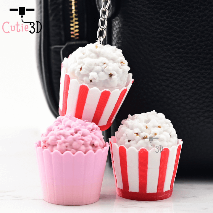 3D Printable Cutie3D Twisty Keycap Fidget Clicker Popcorn Bucket ...