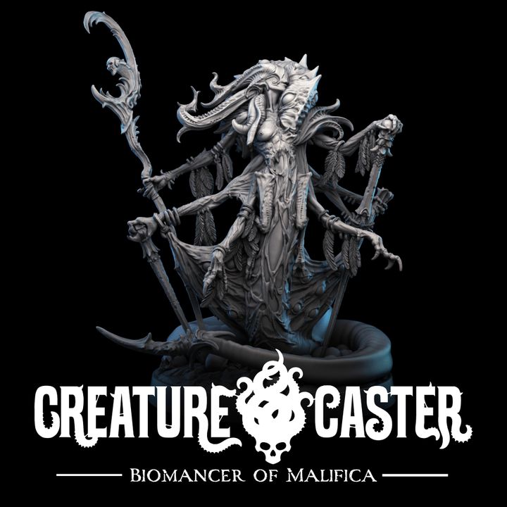 3D Printable Biomancer of Malifica by Creature Caster