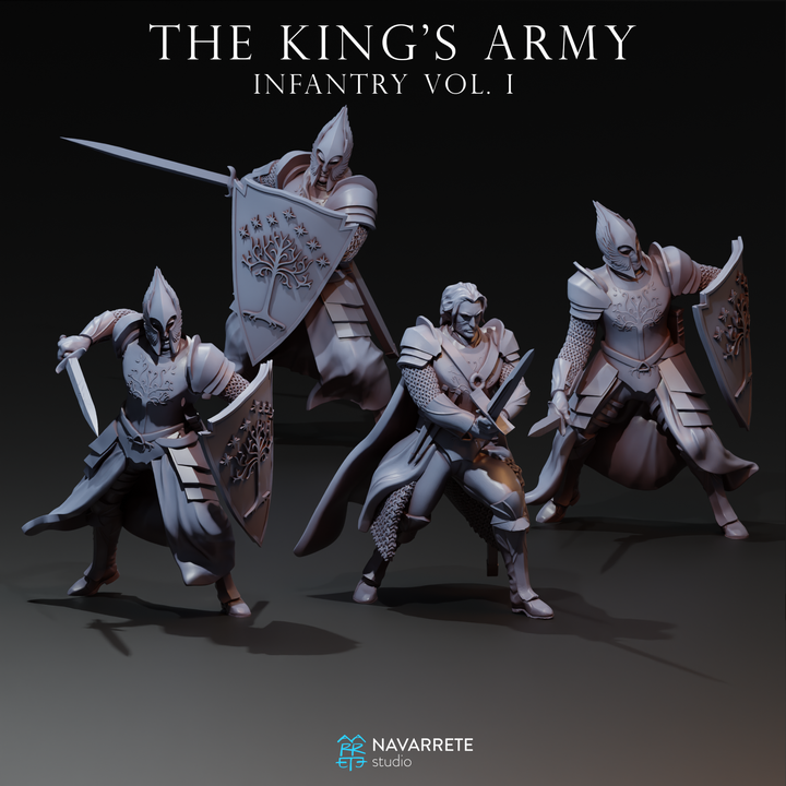 3D Printable The King's Army. Volume I by Navarrete Studio