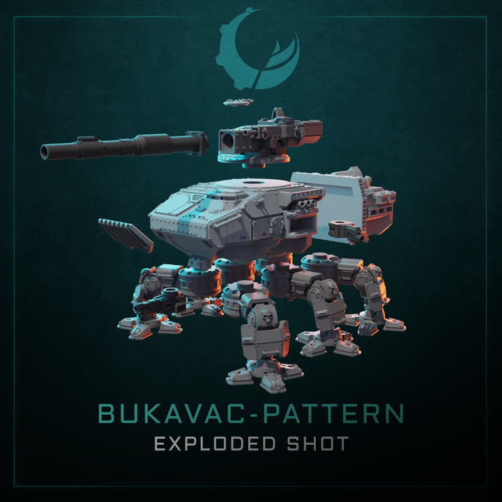 3D Printable Bukavac-Pattern Trench Crawler by Maelstrom Designworks