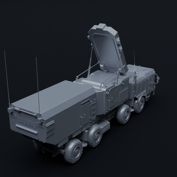 3D Printable Russian 92N6 S400 System Engagement Radar on MZKT 7930 by ...