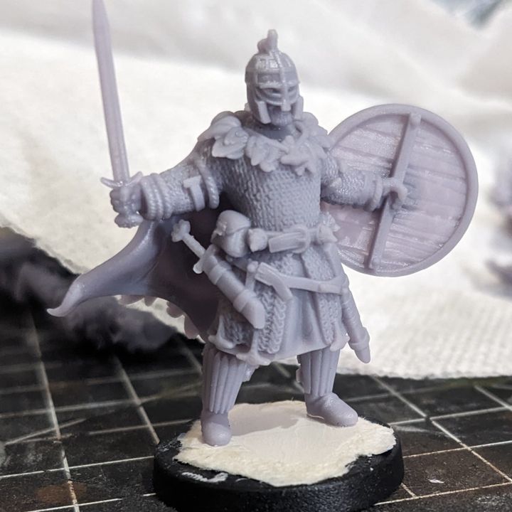 3D Printable Uhtred the Bold - Viking/Saxon Warlord PRESUPPORTED by ...