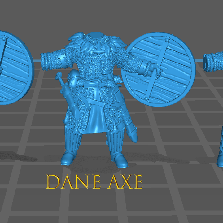 3D Printable Uhtred the Bold - Viking/Saxon Warlord PRESUPPORTED by ...