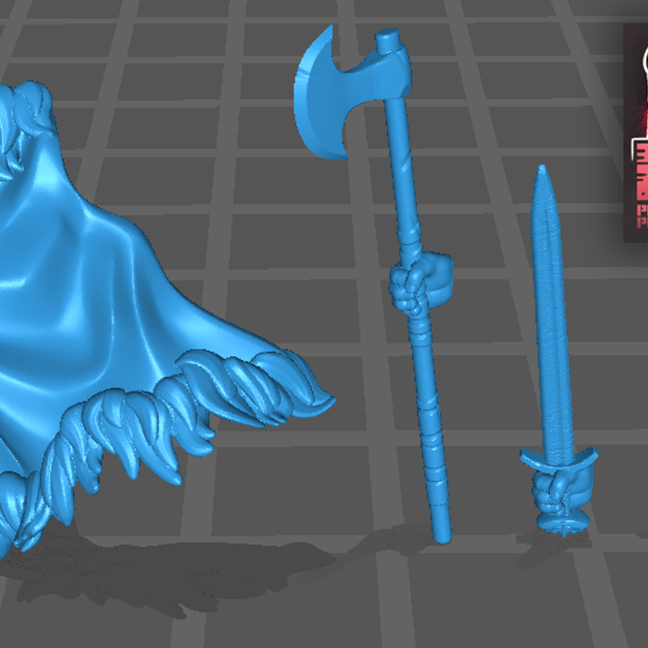 3D Printable Uhtred the Bold - Viking/Saxon Warlord PRESUPPORTED by ...