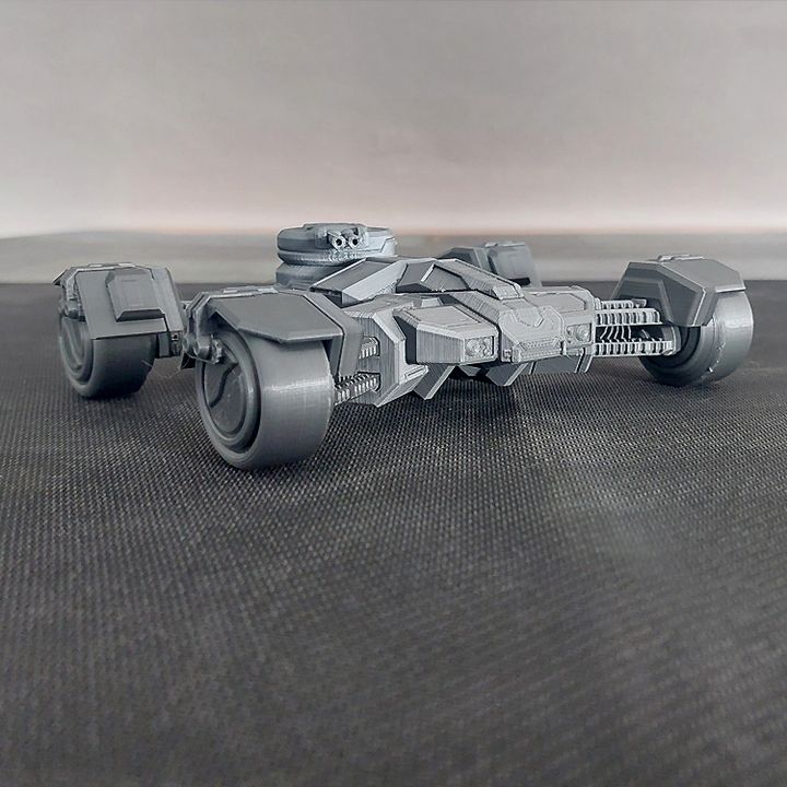 3D Printable X-Bug military version sci-fi car for 28mm wargaming by ...