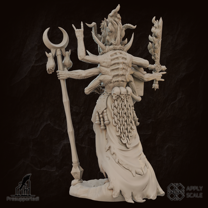 3D Printable The Court - Sorcerer, Demon Mage by Apply Scale