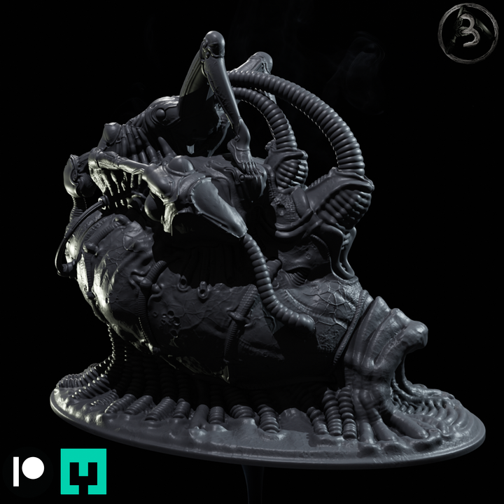 3D Printable Mechanised-Cloning Display Model by bLUARt