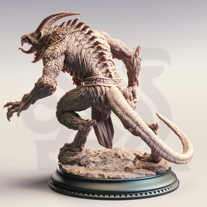 3D Printable Eldritch Capra Abomination - The Absolver by DM Stash