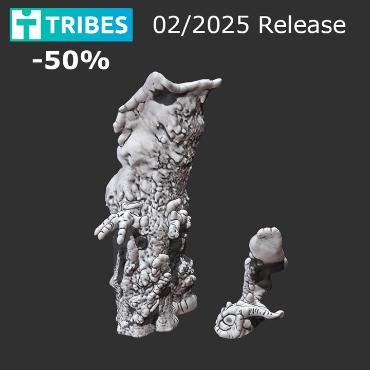 3D Printable Haunted tree and branch by Sculpting George