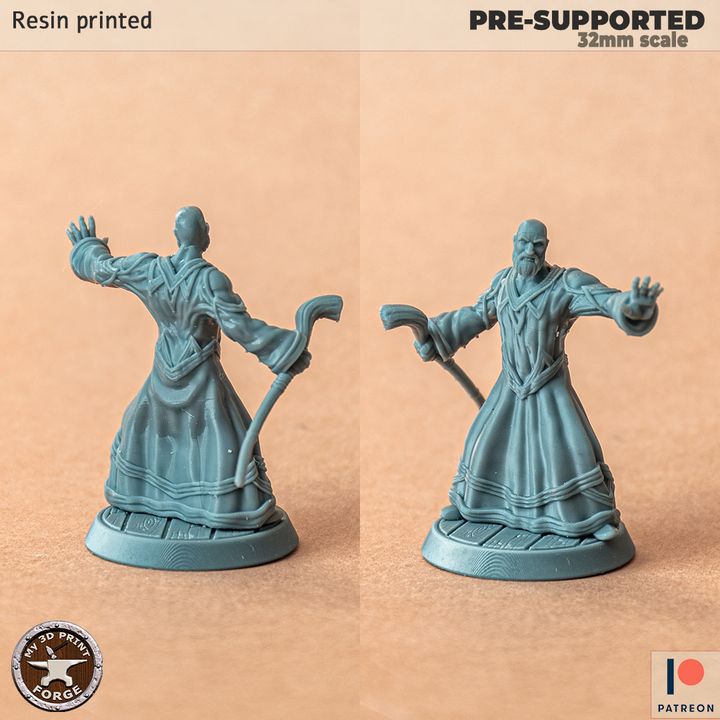3D Printable Priest Human Two Models by My3DPrintForge