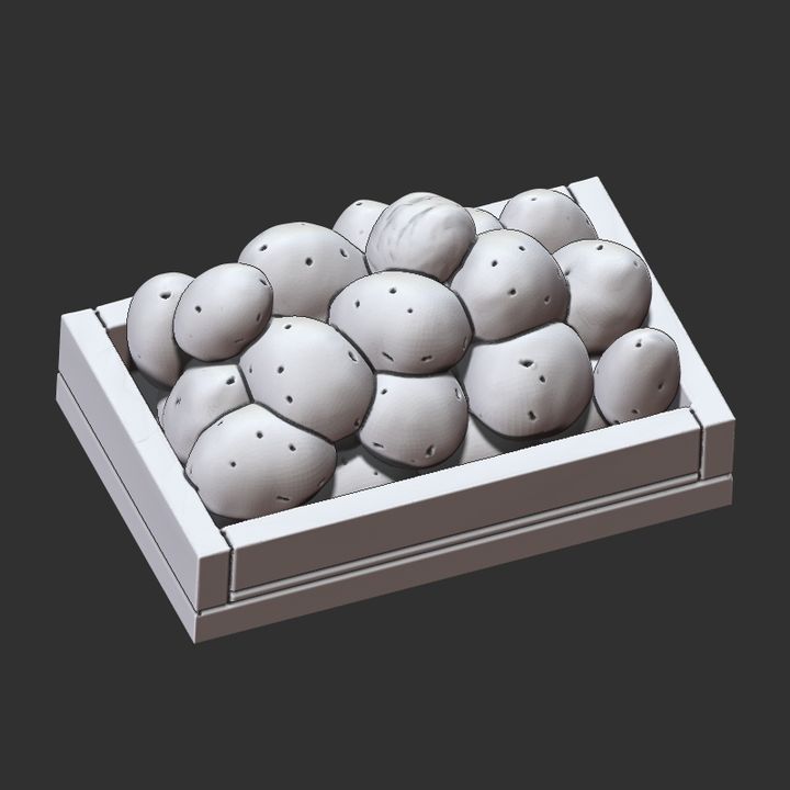 3D Printable Market Food Props by Sculpting George