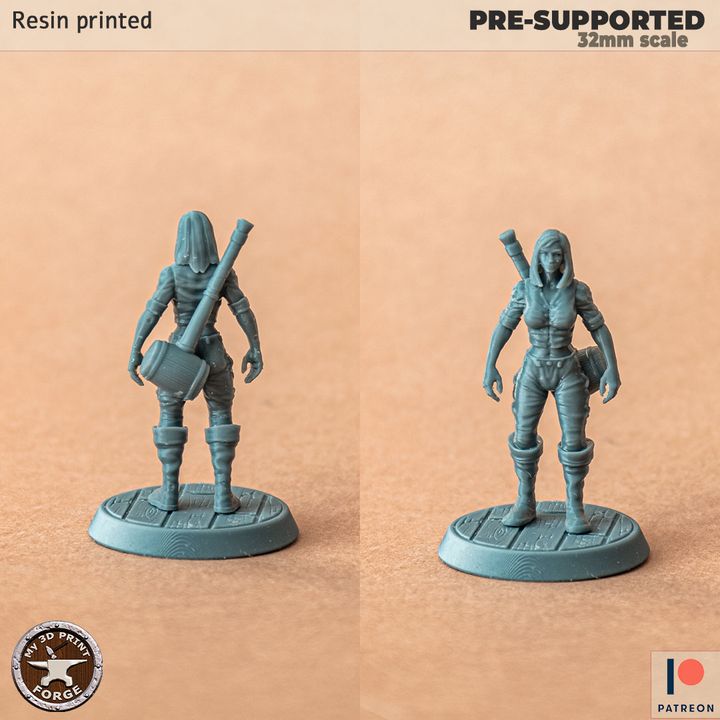 3D Printable Humans V3 BUNDLE (31 Unique Pre-supported STLs) by ...
