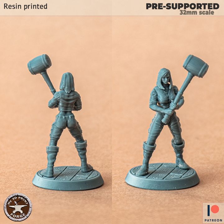 3D Printable Humans V3 BUNDLE (31 Unique Pre-supported STLs) by ...