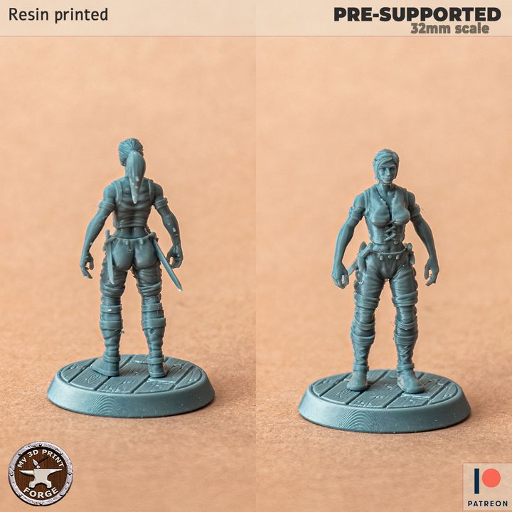 3D Printable Humans V3 BUNDLE (31 Unique Pre-supported STLs) by ...