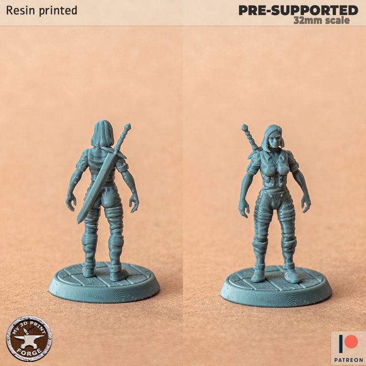 3D Printable Humans V3 BUNDLE (31 Unique Pre-supported STLs) by ...