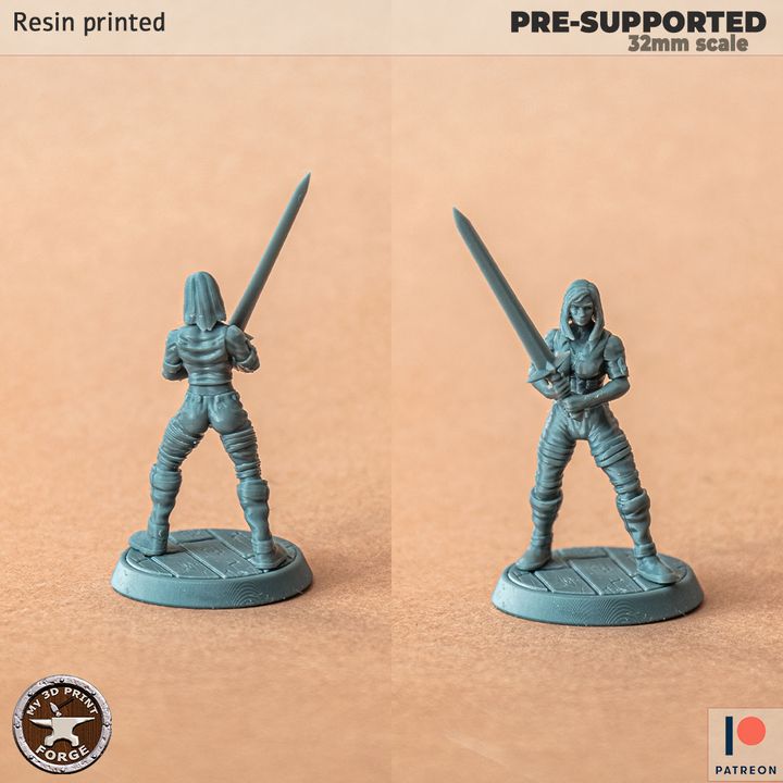 3D Printable Humans V3 BUNDLE (31 Unique Pre-supported STLs) by ...