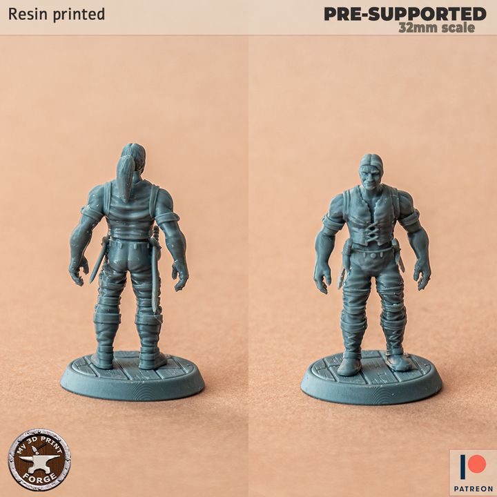 3D Printable Humans V3 BUNDLE (31 Unique Pre-supported STLs) by ...