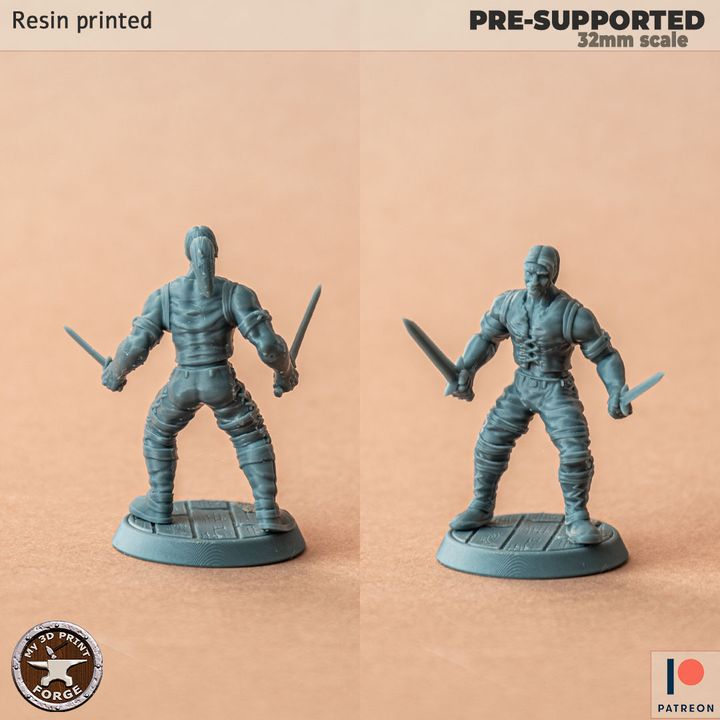 3D Printable Humans V3 BUNDLE (31 Unique Pre-supported STLs) by ...