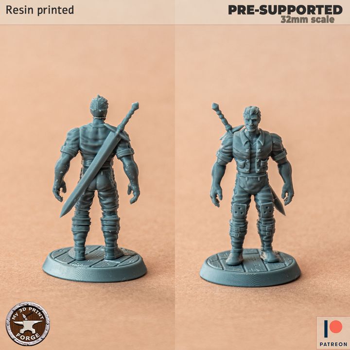 3D Printable Humans V3 BUNDLE (31 Unique Pre-supported STLs) by ...