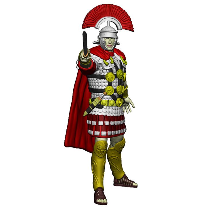 3D Printable S.P.Q.R. - EAGLE OF THE LEGION - CENTURION 1 NO SHIELD by ...