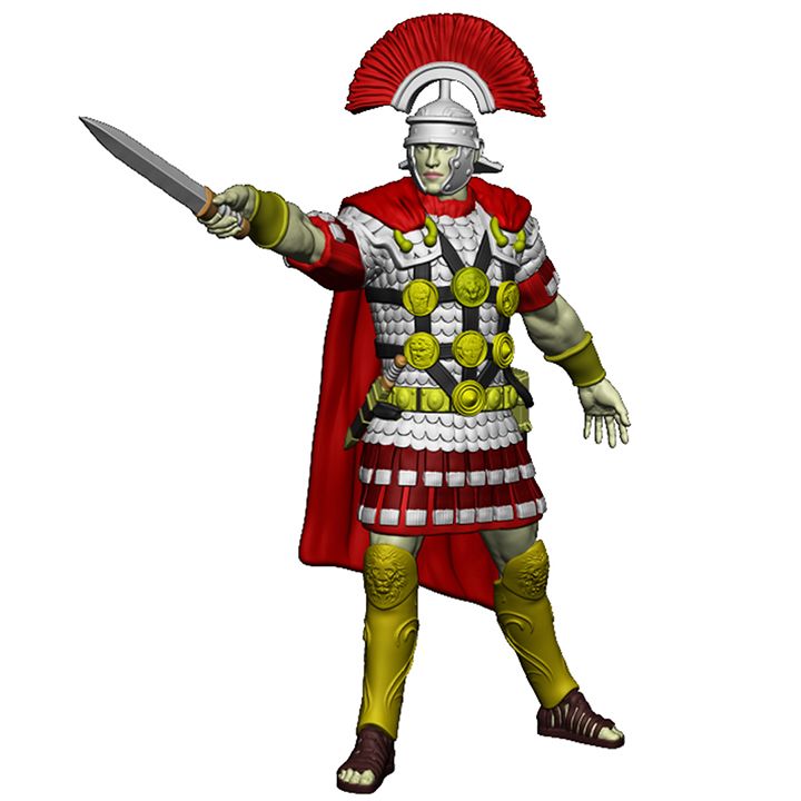 3D Printable S.P.Q.R. - EAGLE OF THE LEGION - CENTURION 1 NO SHIELD by ...