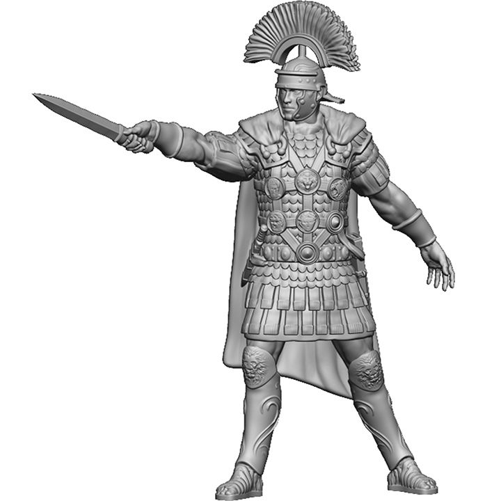 3D Printable S.P.Q.R. - EAGLE OF THE LEGION - CENTURION 1 NO SHIELD by ...