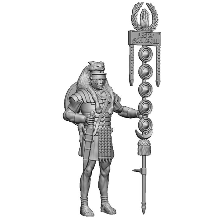 3D Printable S.P.Q.R. - EAGLE OF THE LEGION - SIGNIFER WITH SHIELD by ...