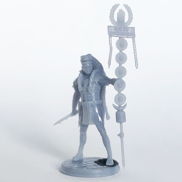 3D Printable S.P.Q.R. - EAGLE OF THE LEGION - SIGNIFER POSE by ARTMARKEVYCH