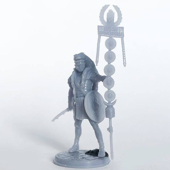 3D Printable S.P.Q.R. - EAGLE OF THE LEGION - SIGNIFER POSE WITH SHIELD ...