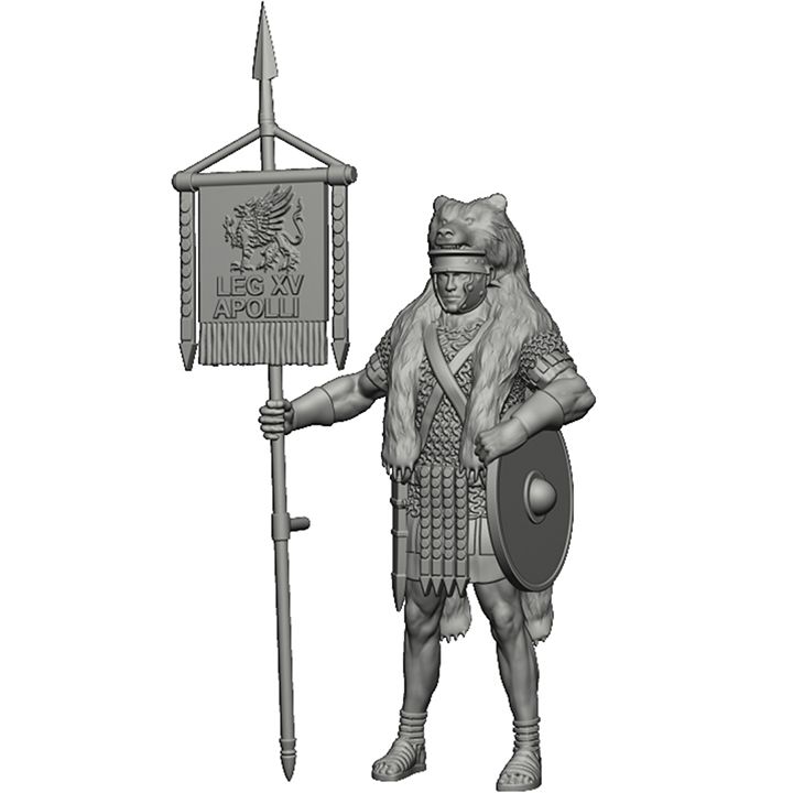 3D Printable S.P.Q.R. - EAGLE OF THE LEGION - VEXILLARIUS 2 by ARTMARKEVYCH